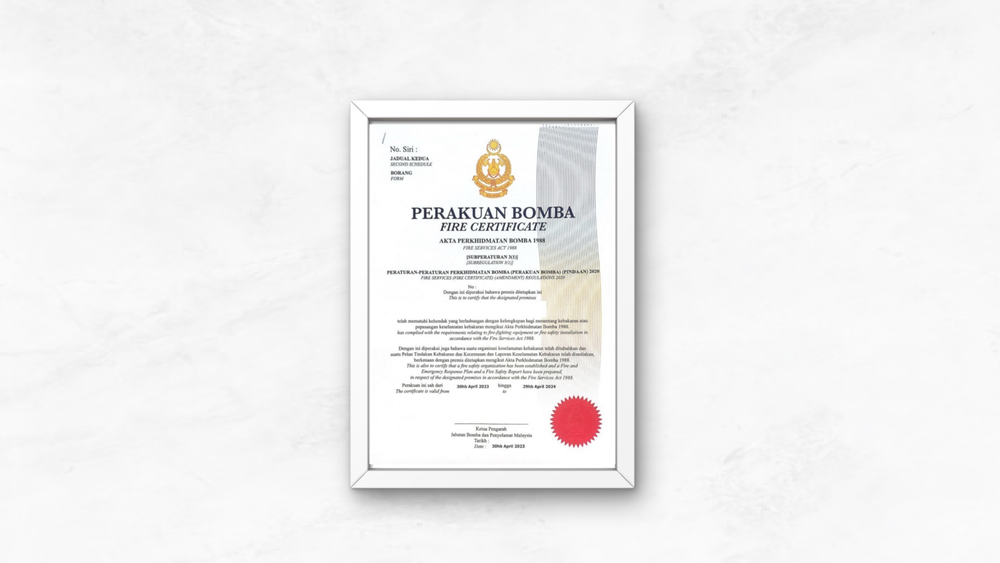 Fire Certificate Malaysia : Application and Renewal Guide by Fire Department