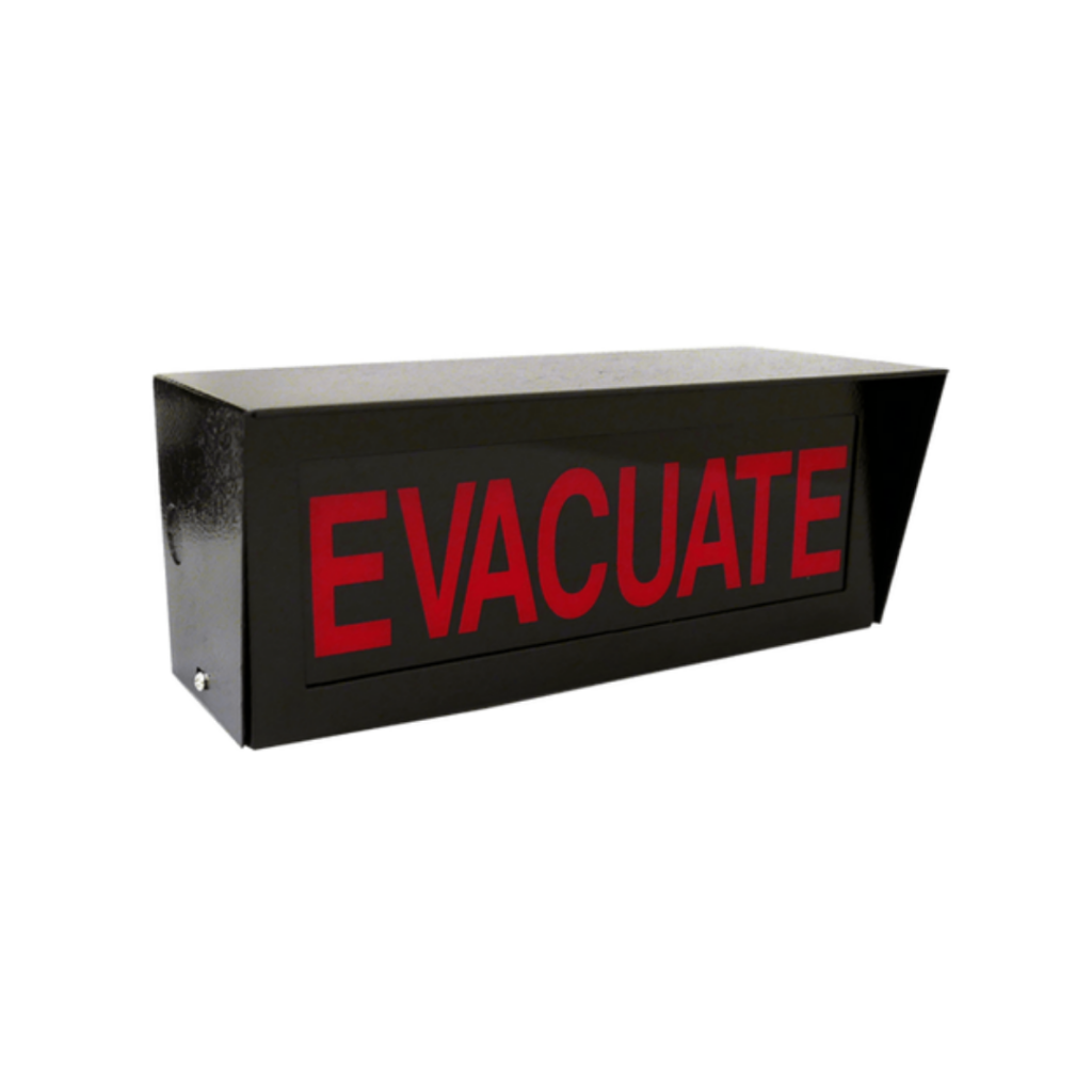 D-110 DEMCO evacuate/gas discharge sign LED - Fire Protection Malaysia ...